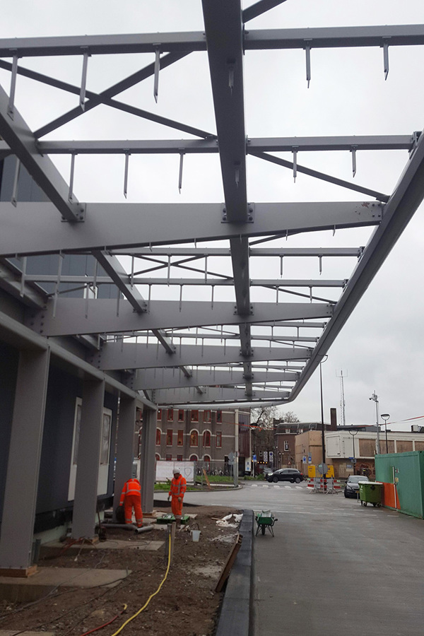ETFE canopy bus station Tilburg ETFE canopy bus station Tilburg